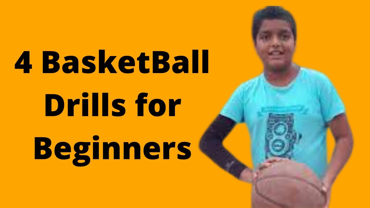 4 BasketBall Drills for Beginners - Dribbling, Passing, Shooting and ...