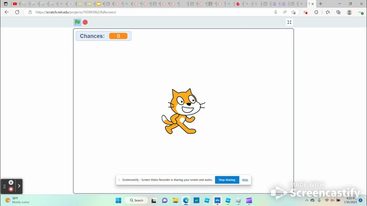 Scratch Cat Error 1 (Part 1) - YouTube