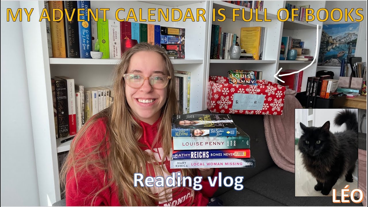 Trying to read a book per day || *advent calendar, vlog, audiobooks ...