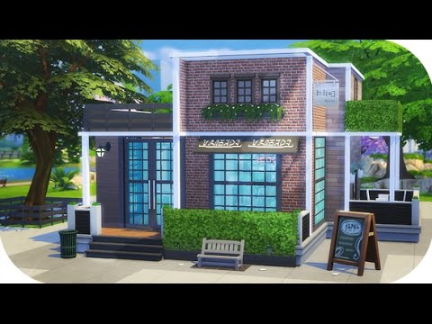 THE SIMS 4 // BUILDING NEWCREST 🌃 — JAVA JOE'S CAFE - YouTube