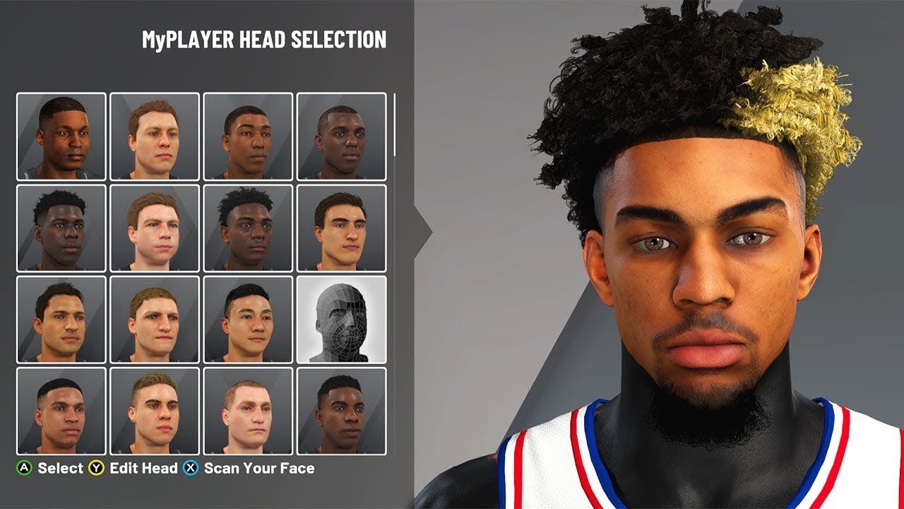 NBA 2K25 BEST FACE CREATION *NEW HAIR* - YouTube