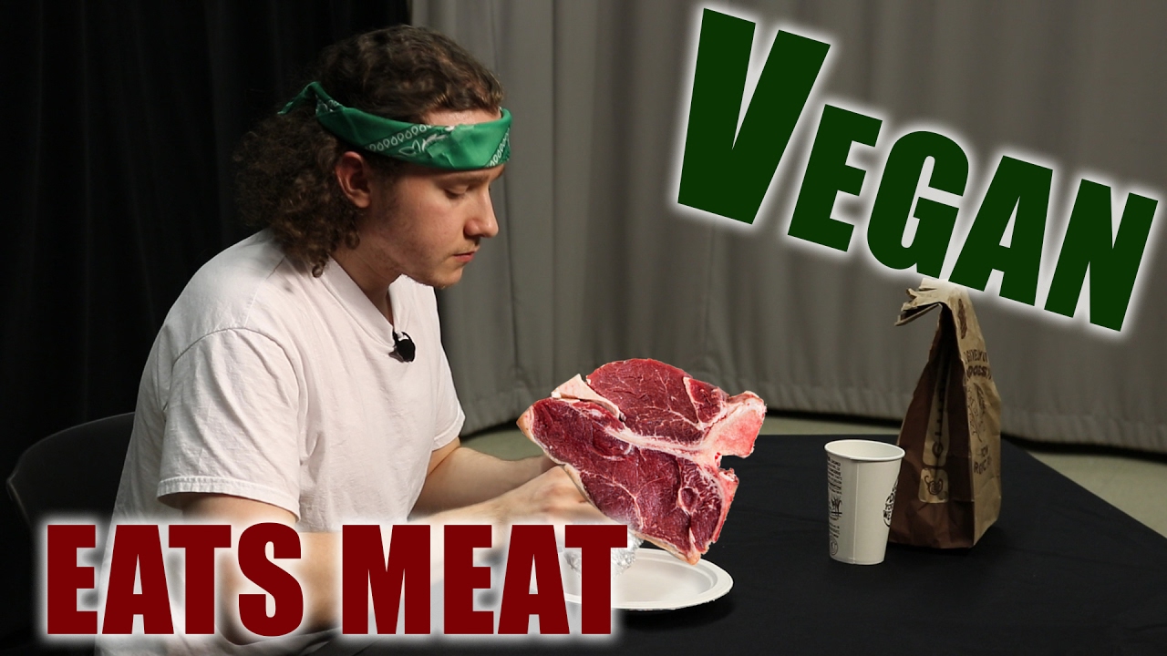 Vegan Eats Meat for the First Time in 10 years - YouTube