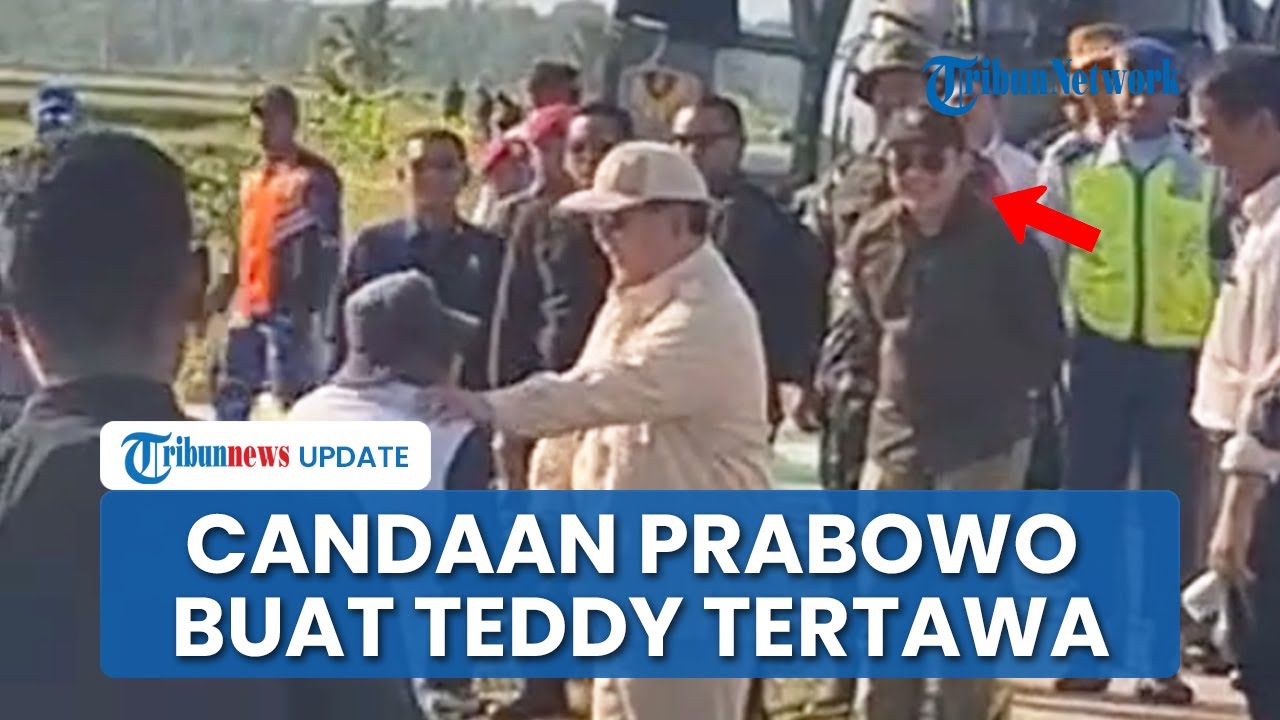 Momen Akrab Prabowo dengan Petani saat Kunker Perdana ke Papua Selatan, Buat Mayor Teddy Tertawa ...