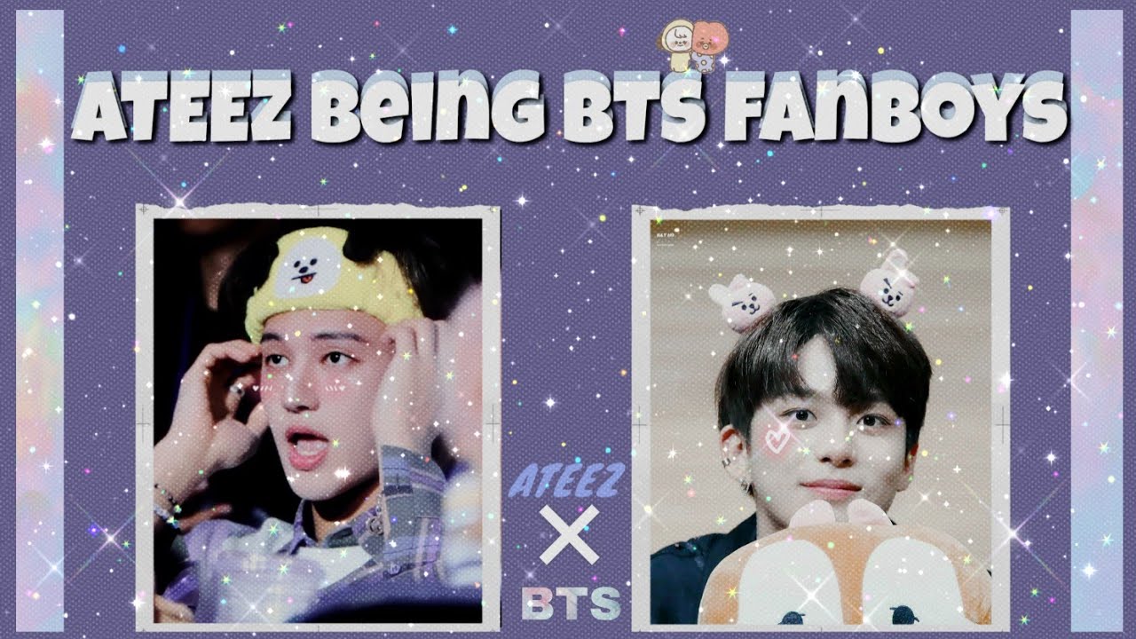 Ateez being Bts fanboys ♡ - YouTube