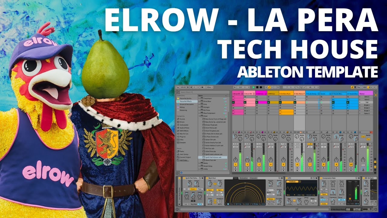 LA PERA ELROW Latin Tech House Ableton Project Template YouTube LA PERA ELROW Latin Tech House Ableton Project Template YouTube