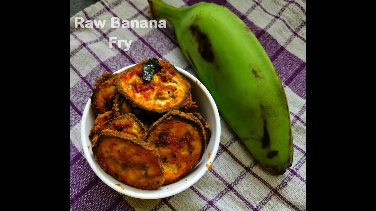 RAW BANANA FRY | RAW BANANA SIDE DISH | YUMMY ASHAS KITCHEN - YouTube