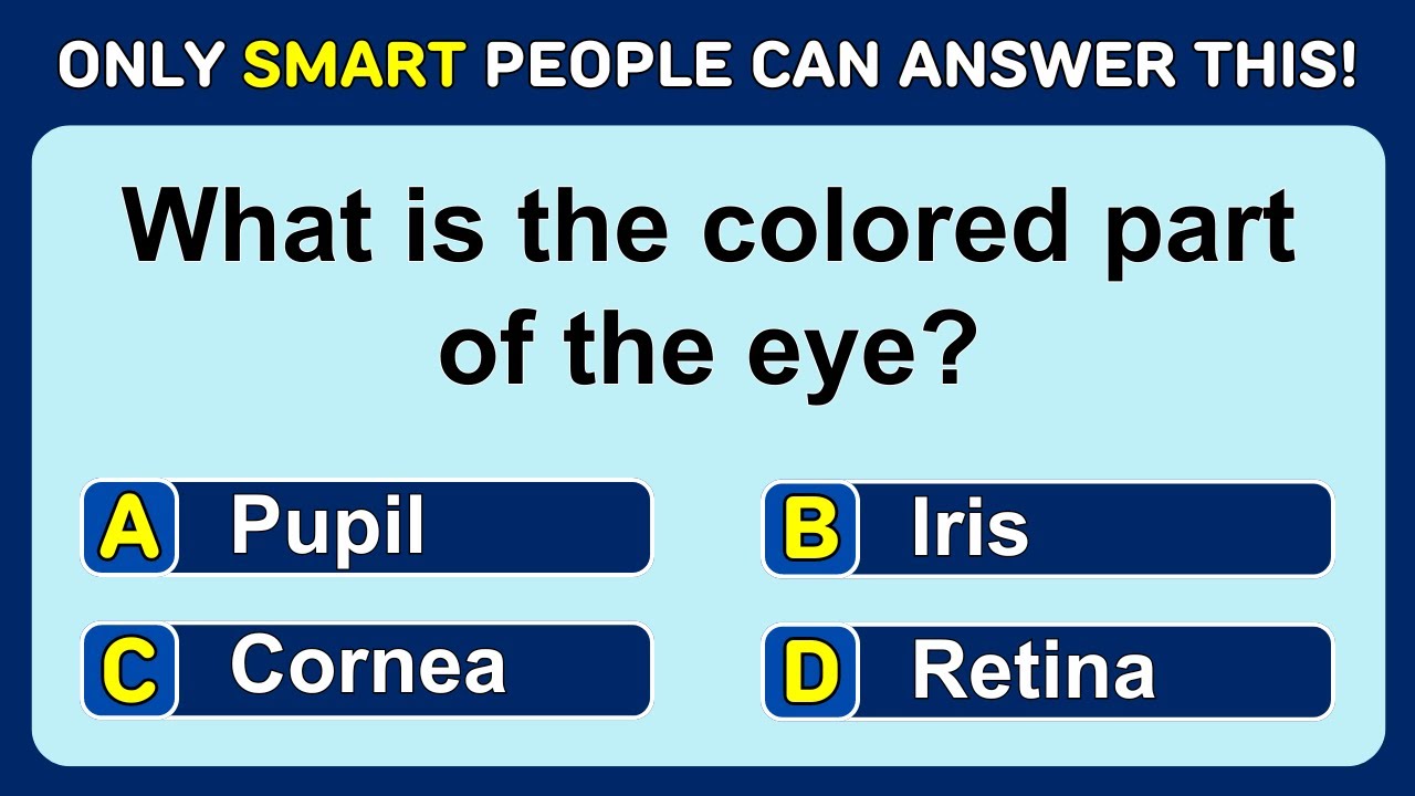 50 General Knowledge Questions to Test Your Smartness! #challenge 03 ...