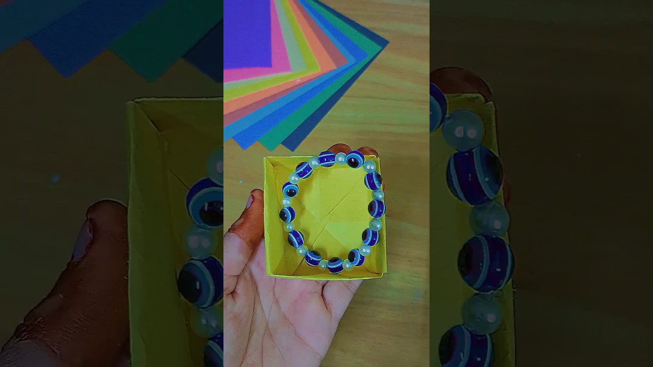 Diy origami paper container tutorial | step by step guide | origami tutorial - YouTube