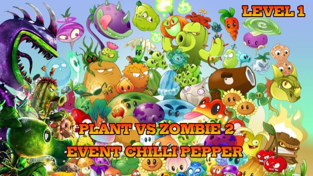 Plants vs Zombie 2 - Event Chilli Pepper - Level 1 - YouTube