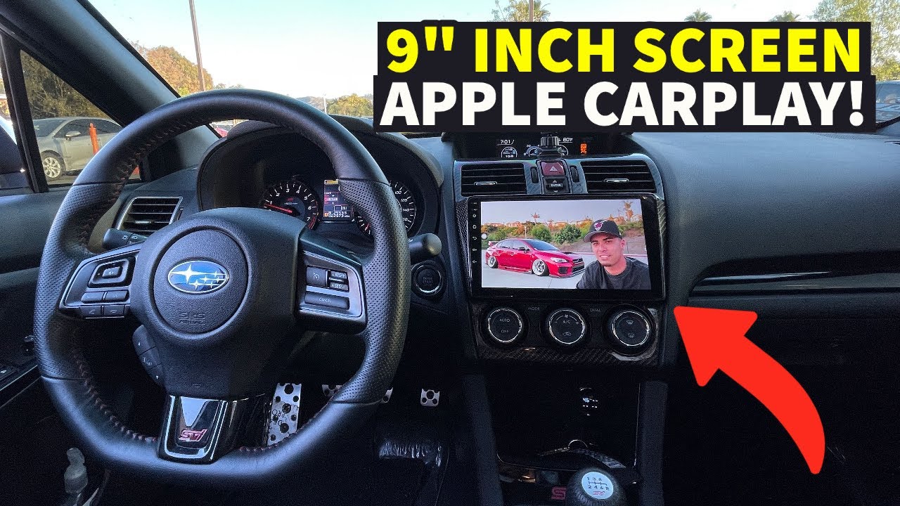 Installing BIG SCREEN Apple CarPlay iDoing Head Unit On My WRX STI ...