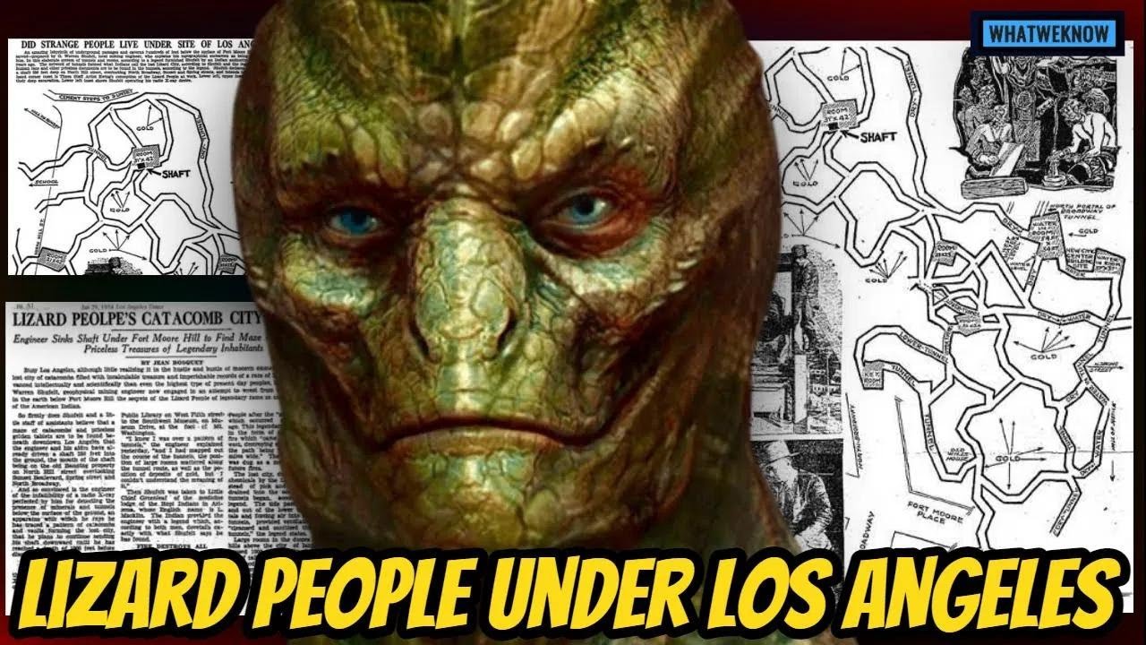 Map Of Alleged 5000-Year-Old Underground City Of Lizard People Under ...