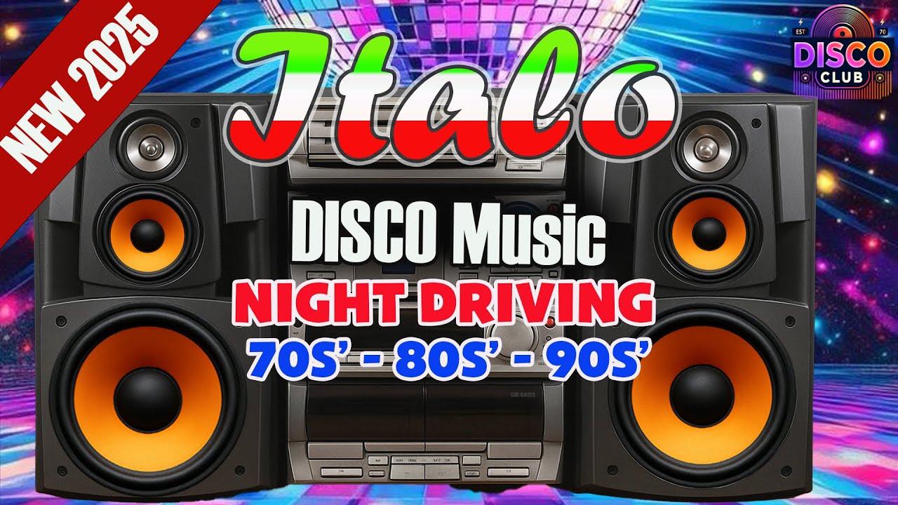 Driving Music Italo Disco 🔥Classic Euro Beat 80s 90s Megamix ...