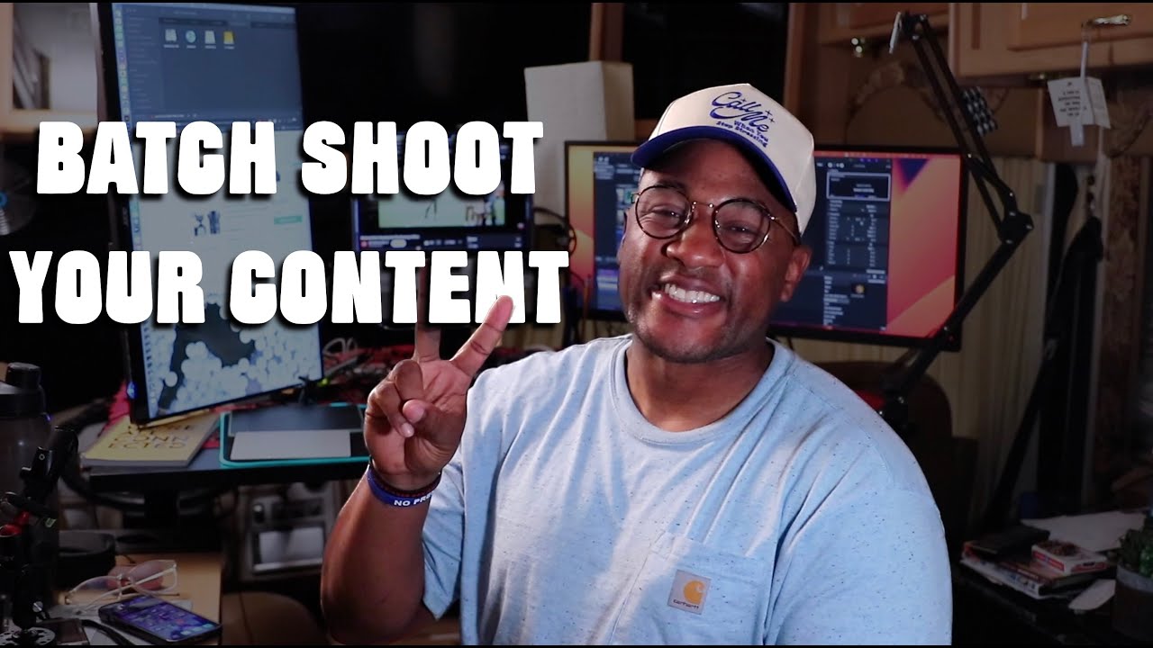 Batching Shooting Content Is The Cheat Code For New Content Creators Rookie Youtuber Youtube