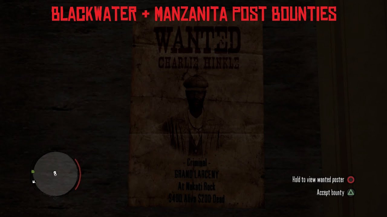 Red Dead Redemption 100% Walkthrough. Blackwater & Manzanita Post ...
