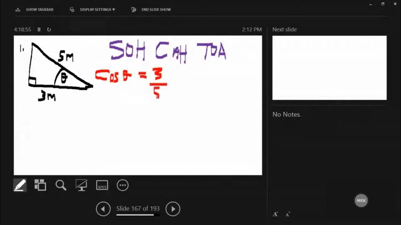 CSEC Math Trigonometry Find Missing Angles of Right Angled Triangle ...