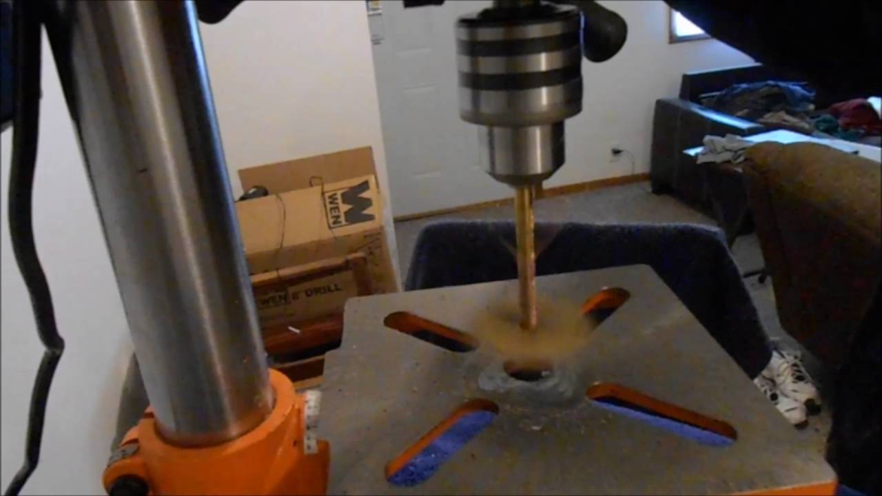 Drill through an Intel CPU - YouTube