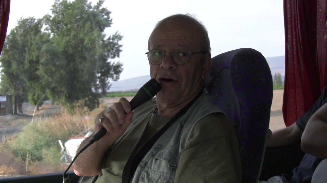 (3299) Johnny Segal: Guider i bussen langs sørlige del av ...