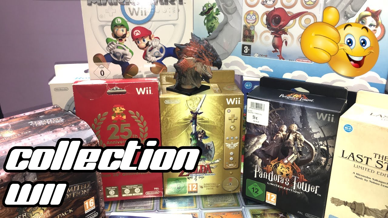PRESENTATION COLLECTION JEUX VIDEO NINTENDO WII EDITIONS LIMITEES ...