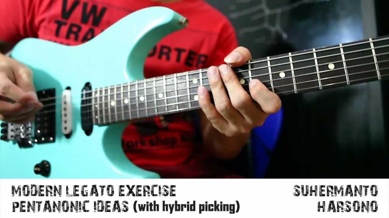 Tom Quayle legato - pentatonic ideas (with hybrid picking) - Suhermanto ...
