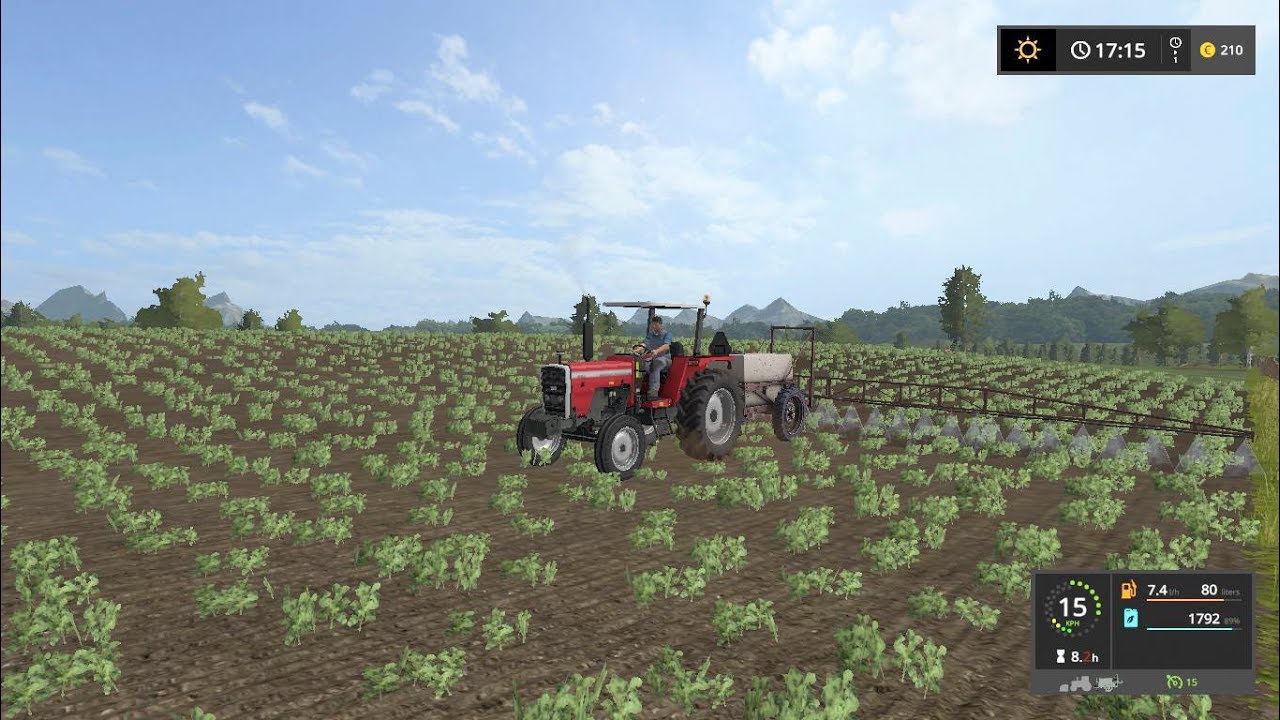 Fertilizing(timelapse) | Small Farm | Farming Simulator 2017 | Episode ...