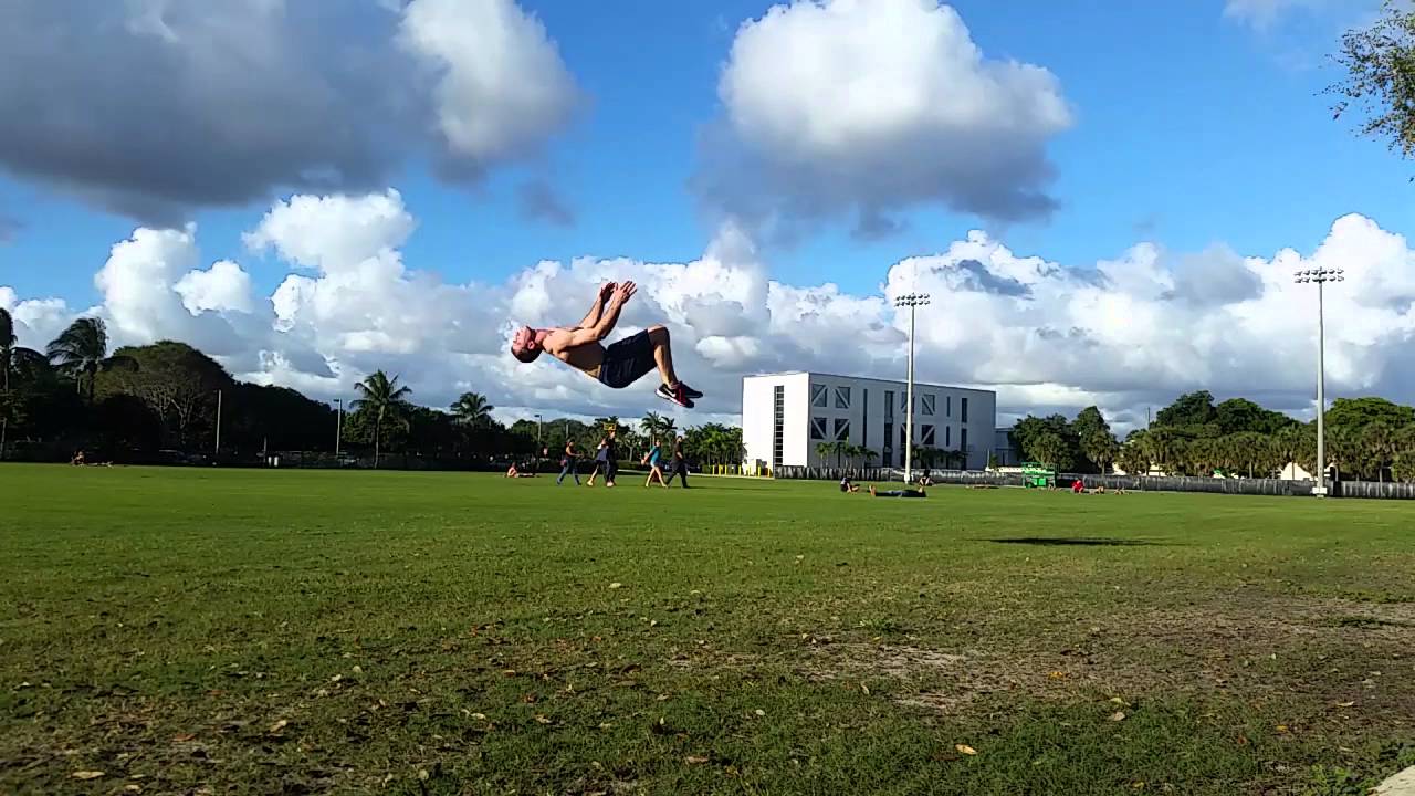 Official Guinness World Record: Most Backflip Burpees in 1 Minute - YouTube