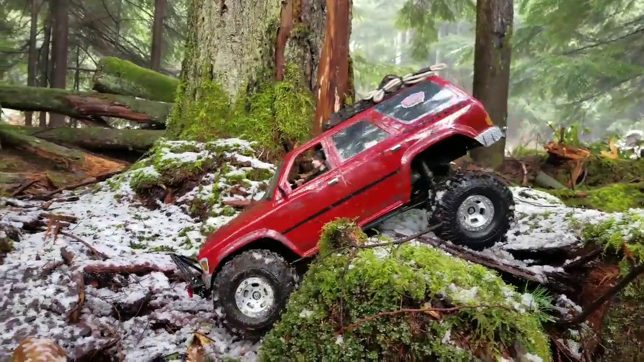 91 Toyota 4runner Trx-4 with Beast Rc 4x4 Adventure. - YouTube