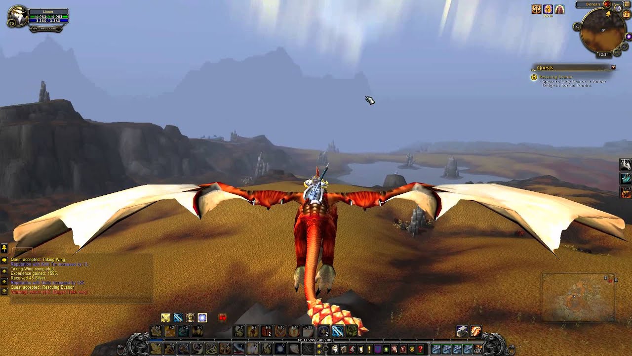 Rescuing Evanor quest playthrough - Borean Tundra - YouTube