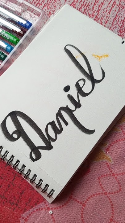 Daniel 🥰 beautiful name comment your name cursive writing # ...