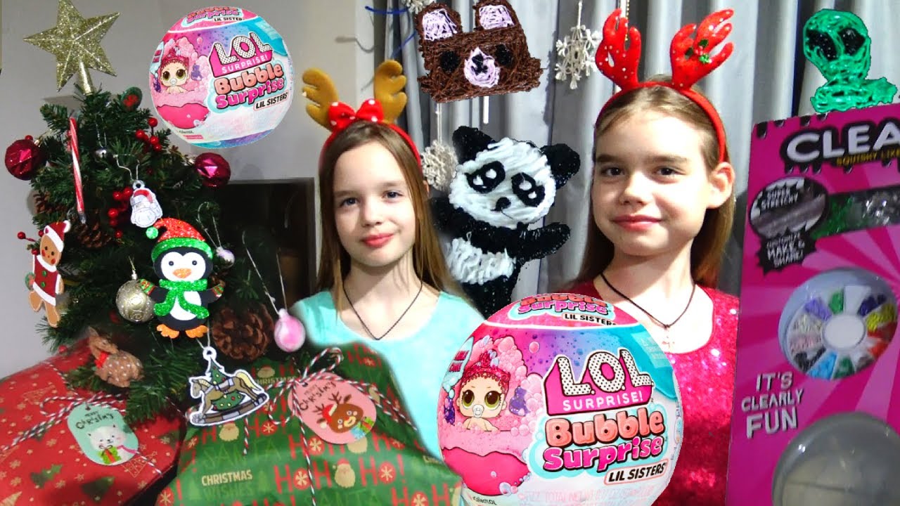 🎄НОВЫЙ ГОД и🌟РОЖДЕСТВО 2024! Подарки под елкой Слайм ЛОЛ Бабл Сюрприз ...