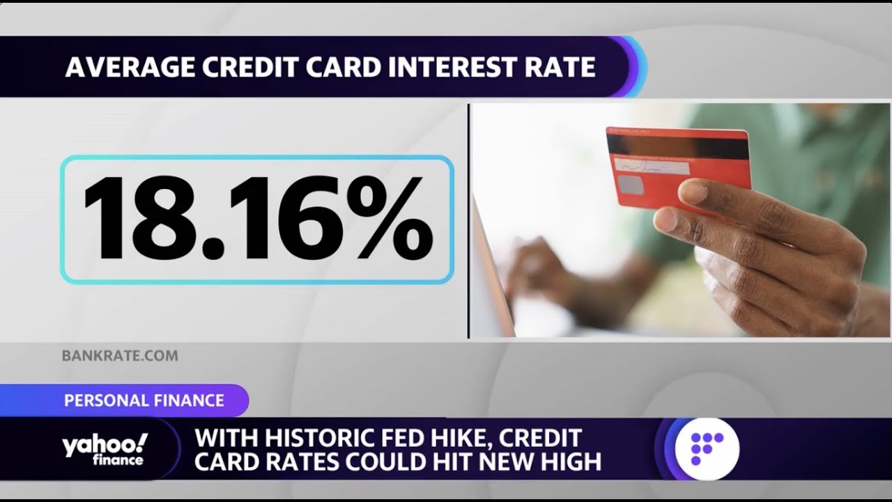 Credit card rates face 27-year high amid Fed's interest rate hikes ...