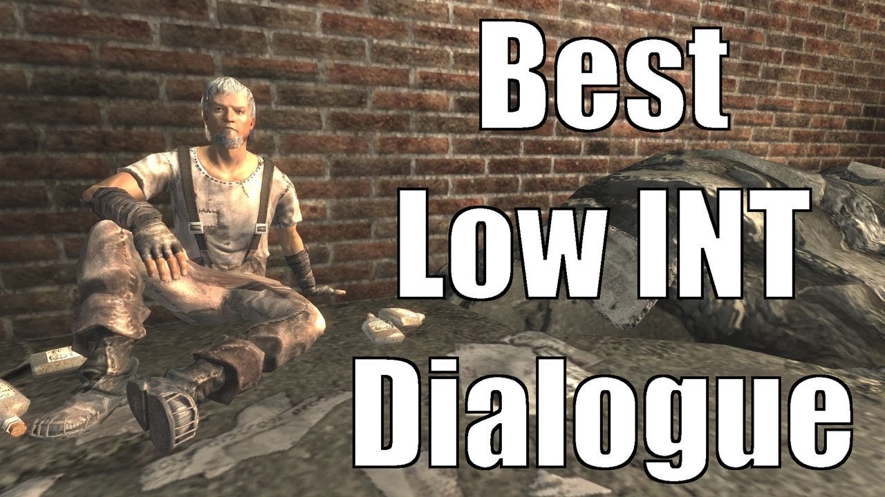 The Greatest Low Intelligence Dialogue In Fallout New Vegas - YouTube