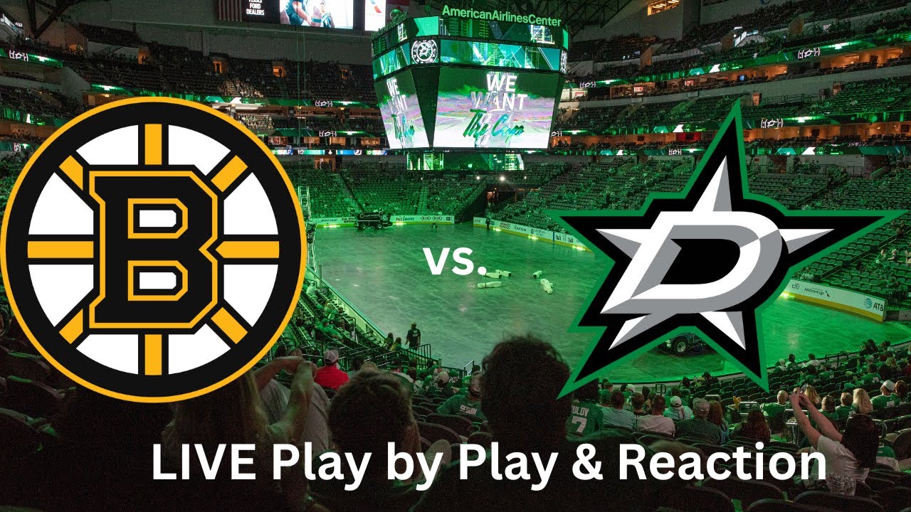 Boston Bruins vs. Dallas Stars LIVE Play by Play & Reaction - YouTube