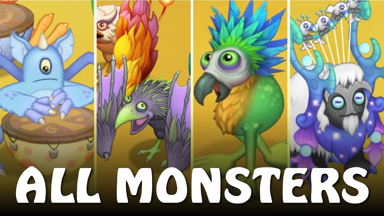 Fire Oasis - All New Monsters (All Sounds & Animations) | My Singing ...