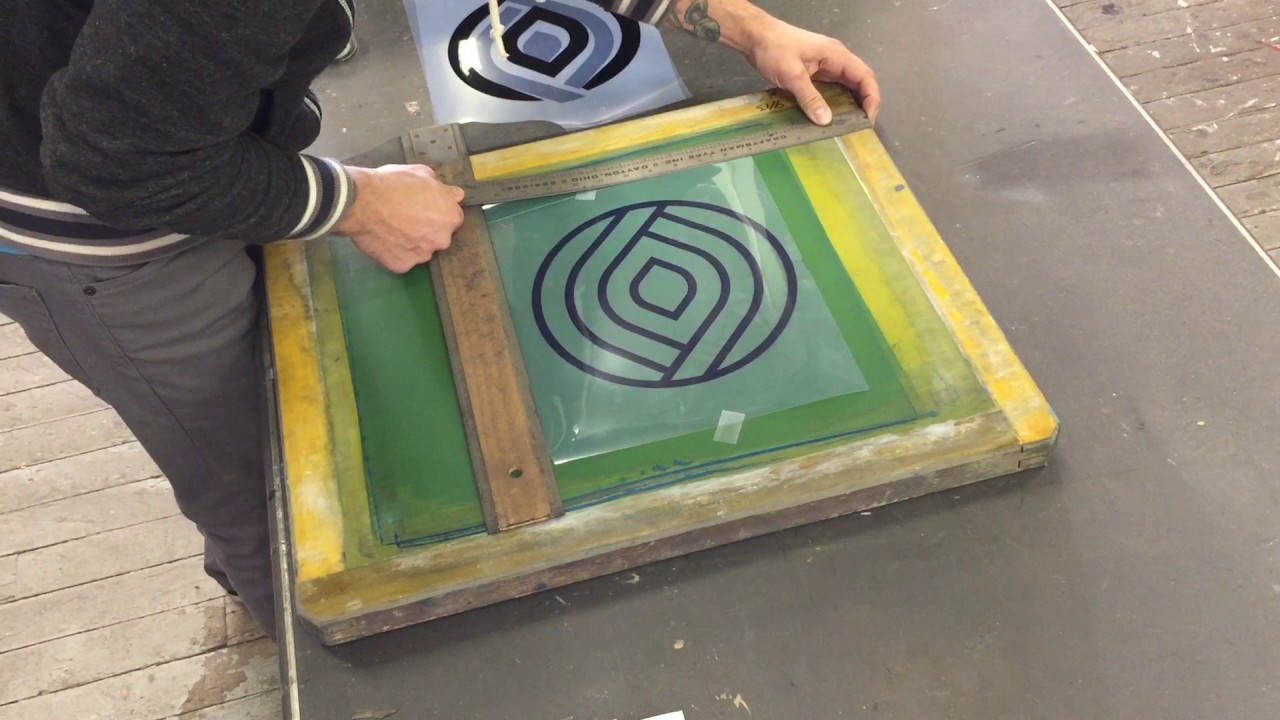 "The Process" - How to screen print a 3 color/1 location design - YouTube