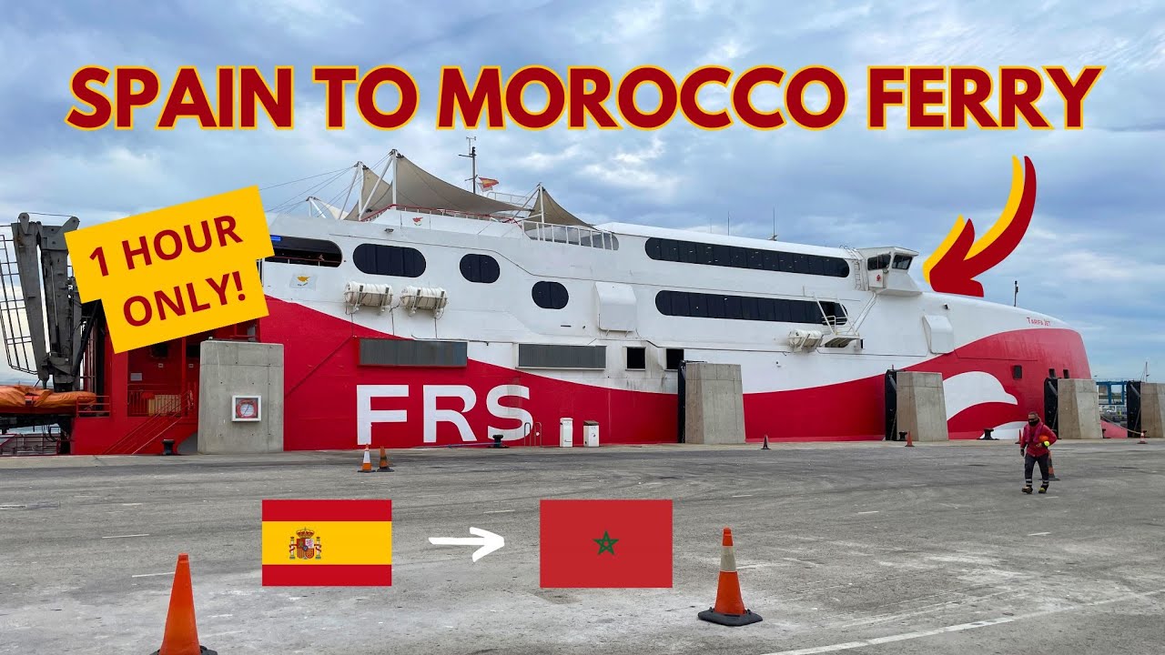 Tarifa to Tangier | FRS Ferry from Spain to Morocco - YouTube