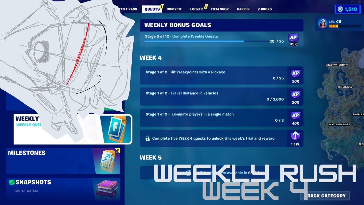 Weekly Rush C4 S3 Week 4 - How to complete ALL Weekly Challenges as ...