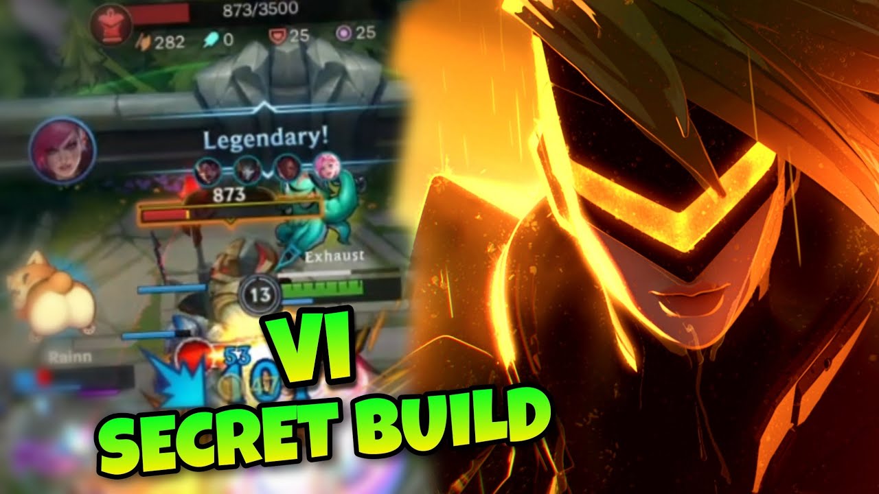 VI JUNGLE WILD RIFT SECRET BUILD DEAL MASSIVE DAMAGE ! TIER S+++ - YouTube