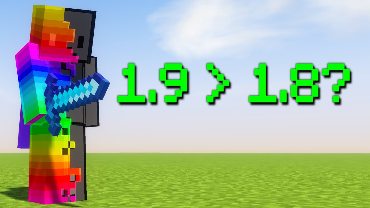 I played 1.8 pvp on 1.9... - YouTube