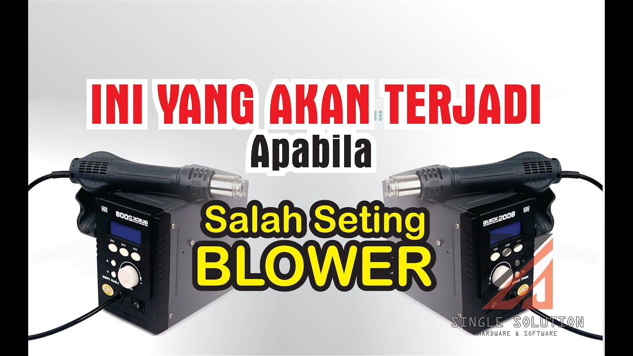 SETING BLOWER QUICK 2008 DAN SEGALA MEREK BLOWER - YouTube