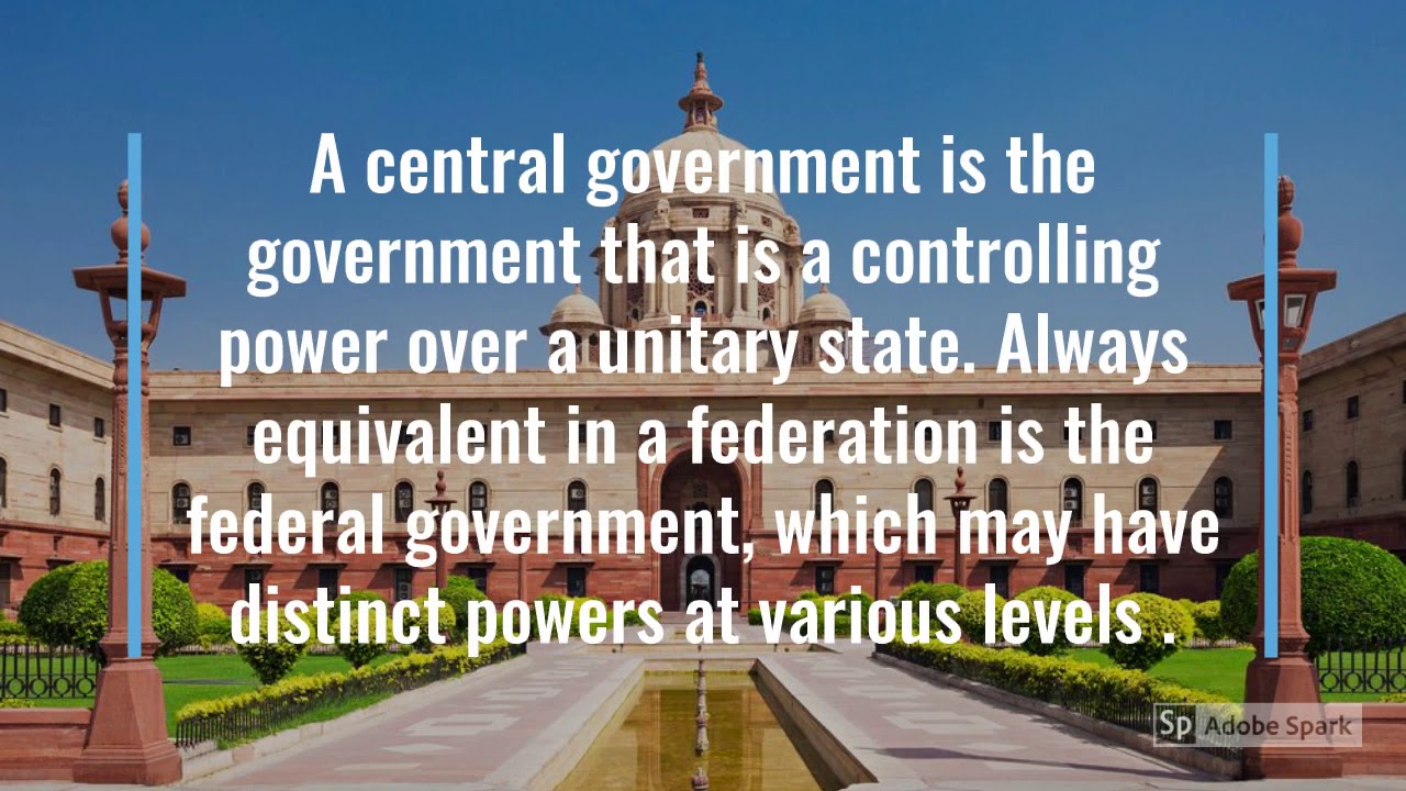 Central Government ...👑 - YouTube
