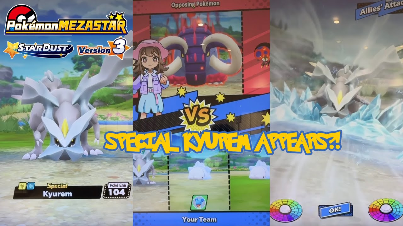*KYUREM IS NOW A SPECIAL TAG?!* Pokemon Mezastar Stardust 3 Special ...