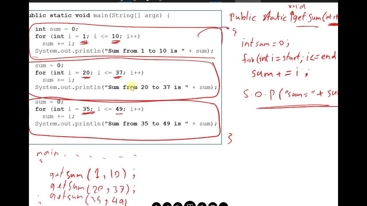 Programming 1 Java - 4.4 Method and Loops Exercise - YouTube
