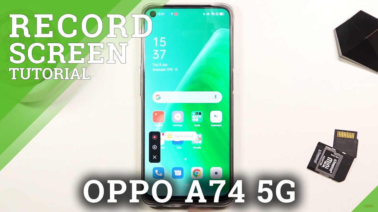 How To Record Screen In Oppo A74 Enable Screen Recorder Youtube
