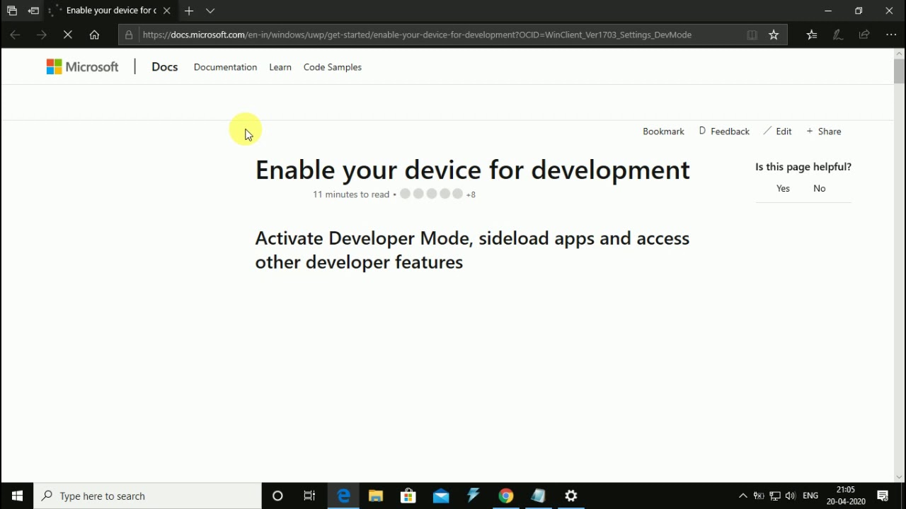 Windows 10 Developer Mode | How to on/start windows 10 developer mode ...