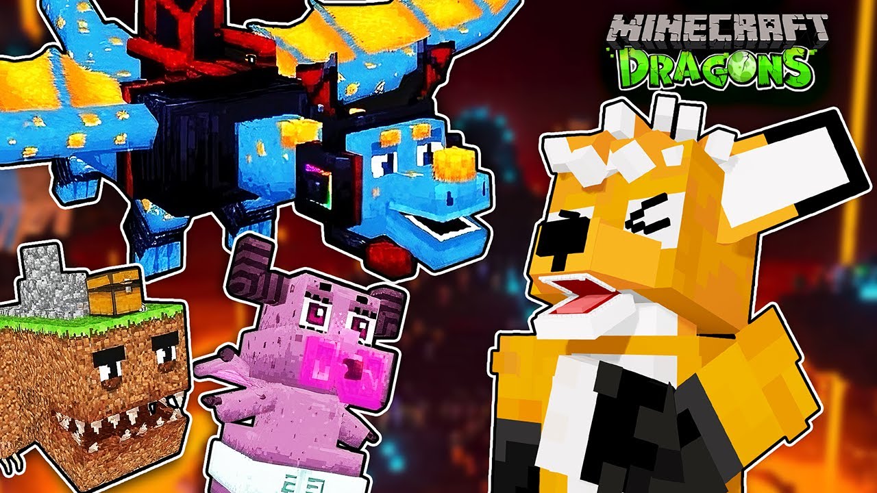 BARDZO DZIWNE SMOKI w MINECRAFT! - YouTube