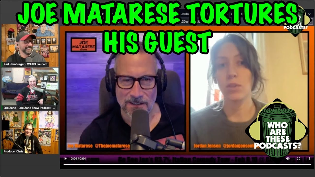 Is Joe Matarese The Worst Interviewer Of All Time? (w/ Eric Zane) - YouTube