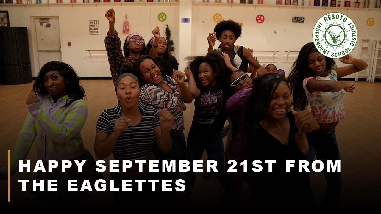 DeSoto ISD: Happy September 21st From The Eaglettes Dance Team - YouTube