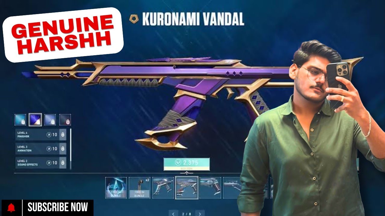 Kuronami Vandal Nikal Li!!!! In Valorant| Valorant Live | Genuine Harshh - YouTube