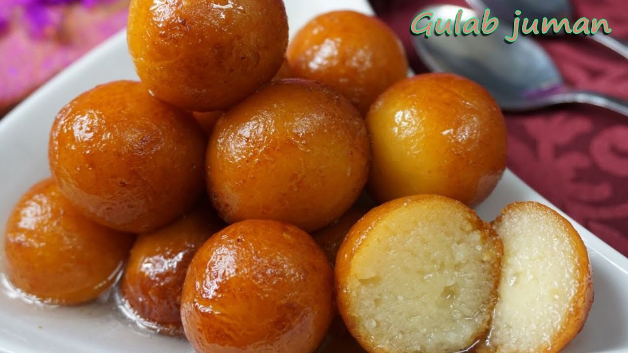 gulab juman || COOKERY SCHOOL - YouTube
