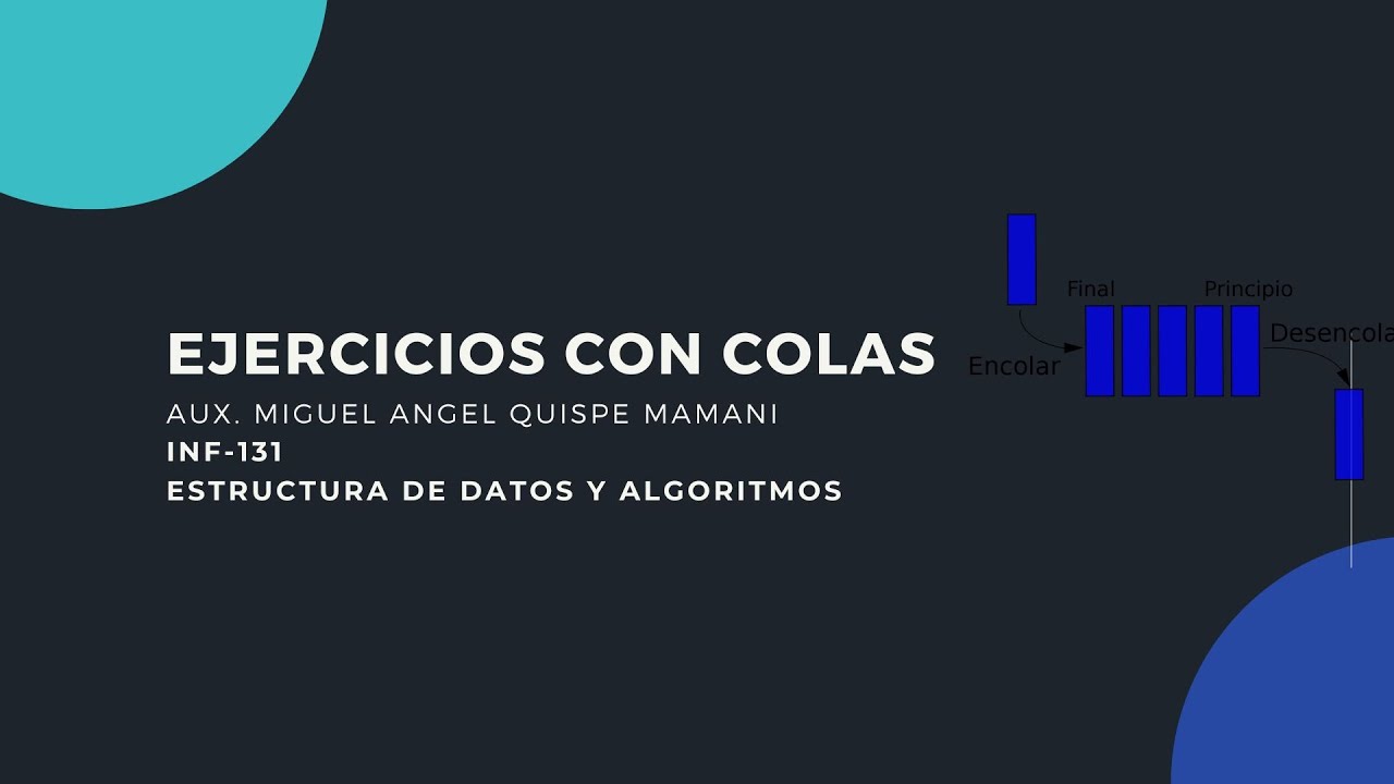 Ejercicios con Colas Simples y Circulares - YouTube